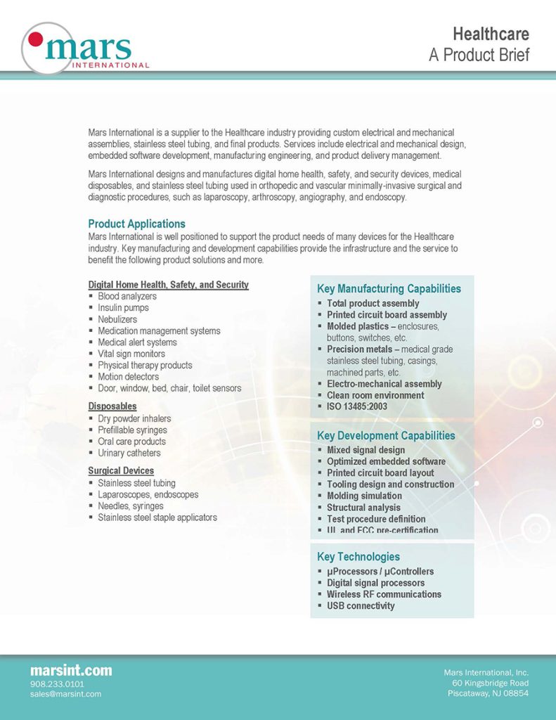 White Papers - Mars International Global Contract Manufacturing